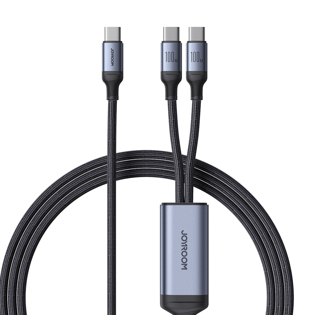SA21-1T2 Speedy Series 100W 2-in-1 Fast Charging Cable (Type-C to C+C ...