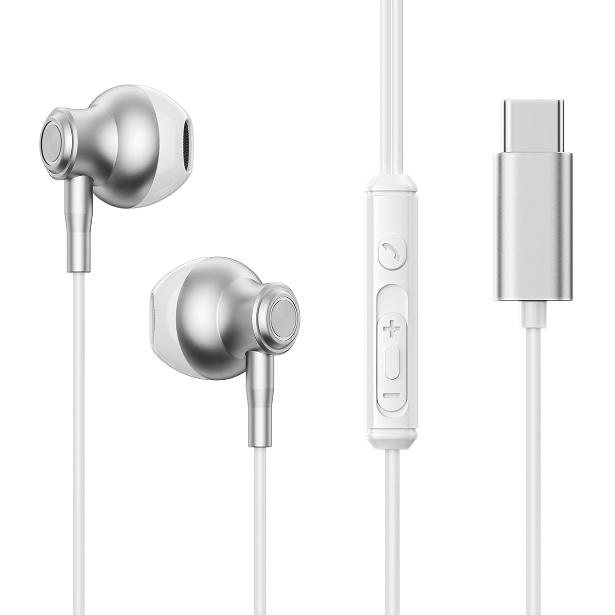 JR-EC07 TYPE-C Series Half In-Ear Wired Earphones – JOYROOM